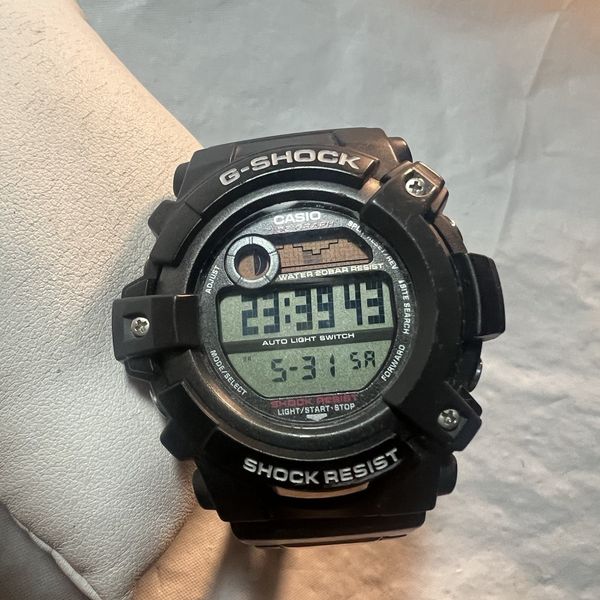 casio g shock GL-130, WR 200M,G-LIDE,Tide Graph multifunction, auto ...