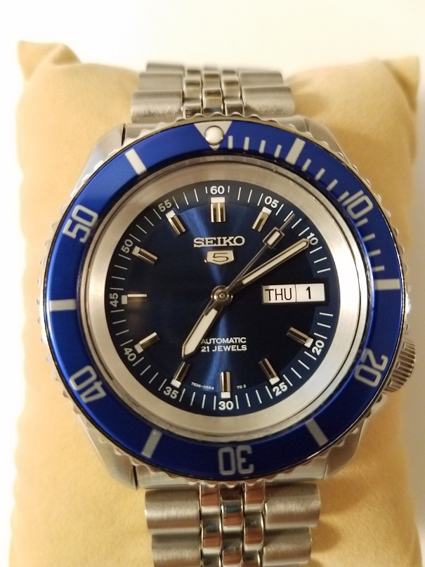 FS: Seiko 007 Blue Sunburst Mod | WatchCharts