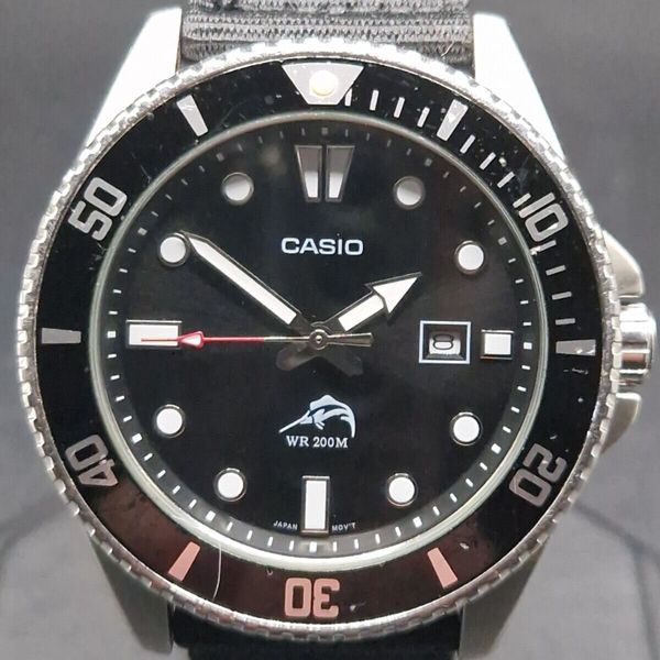 Casio Scuba Divers 200M MDV106-1AV Quartz Watch 45mm Marlin Stainless ...
