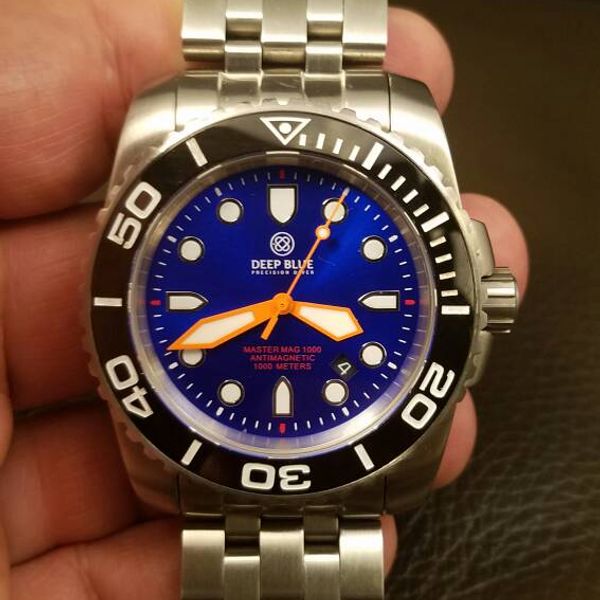 FS: Deep Blue Master Mag Swiss Automatic | WatchCharts Marketplace