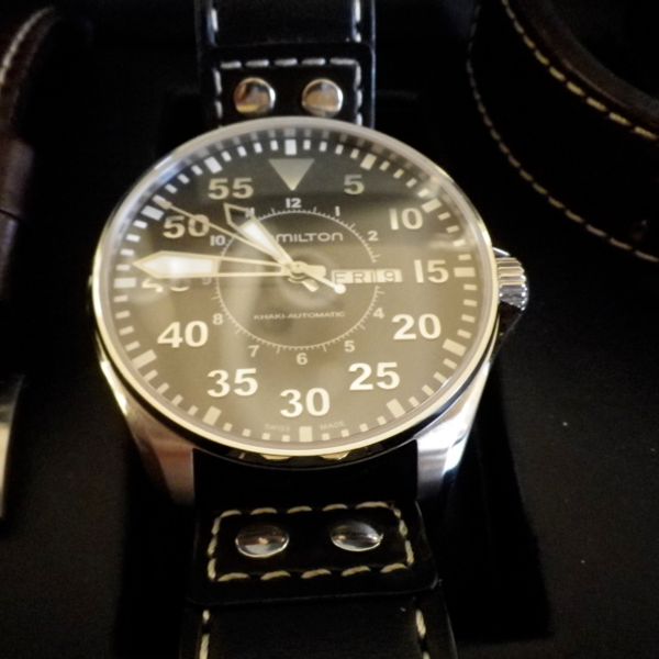 Hamilton Khaki Pilot 46mm SOLD | WatchCharts Marketplace