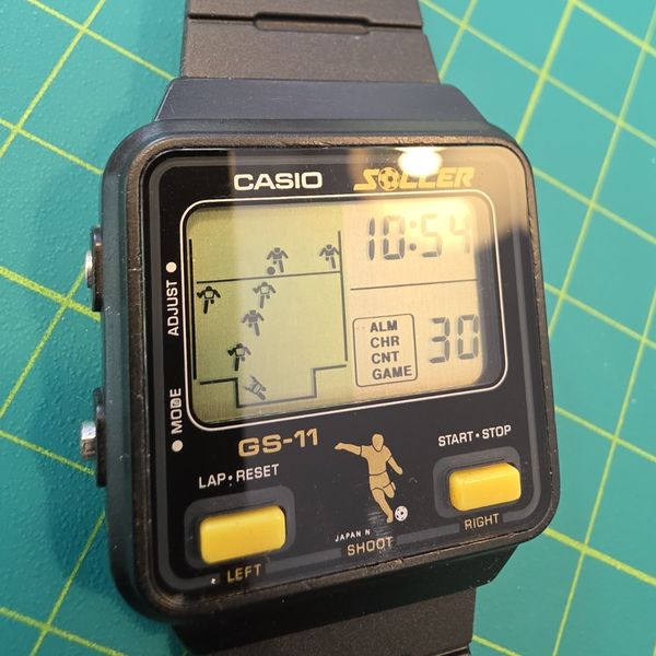 Vintage Casio GSâ 11 Soccer Game Watch (1983) | Module 228 | Rare Japan ...
