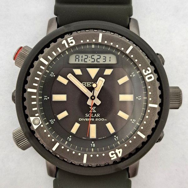 NOS Seiko Prospex Street Series Solar Divers 200m SNJ031 Watch Box ...