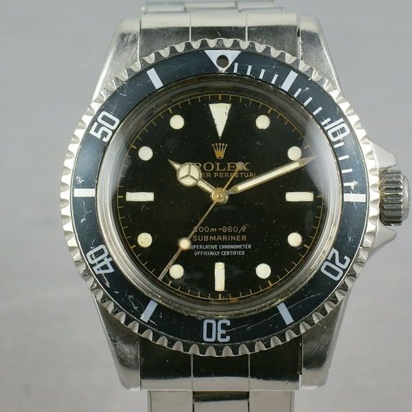 FS:Rolex Submariner Ref: 5512 PCG with 4 line 2 color chapter ring dial ...