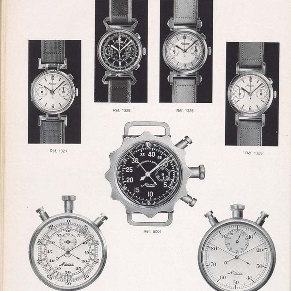 FS: RARE WW2 MINERVA Monopusher Ref. 1323 Valjoux 23 VZ LUFTWAFFE ...