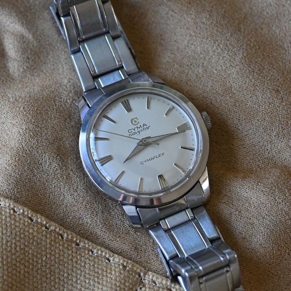[WTS] Vintage Cyma NavyStar from the 60s, unpolished in excellent ...