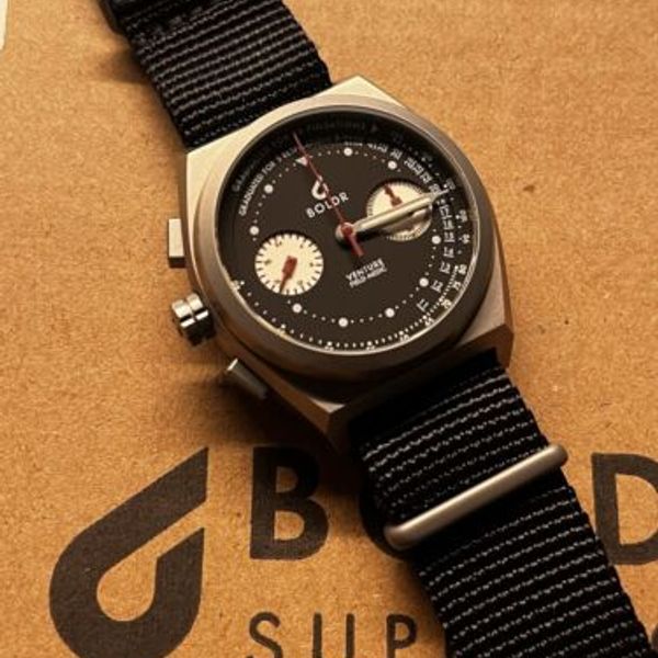 BOLDR VENTURE, Carbon Black All Titanium Automatic Field Watch ...