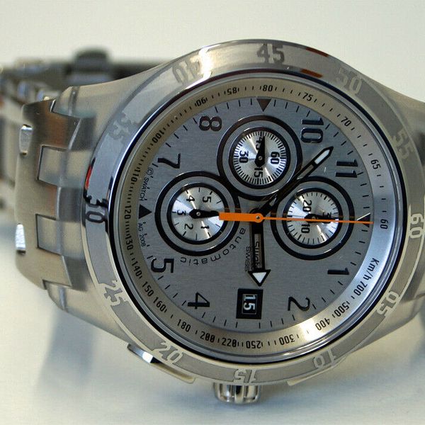 Swatch Automatic Chrono Silver Class, ETA C01.211 15 jewels | WatchCharts