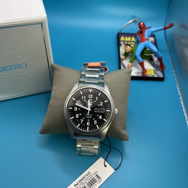 Seiko 5 Sports SNZ Automatic Analog Black Dial SNZG13J1 Men's Watch ...