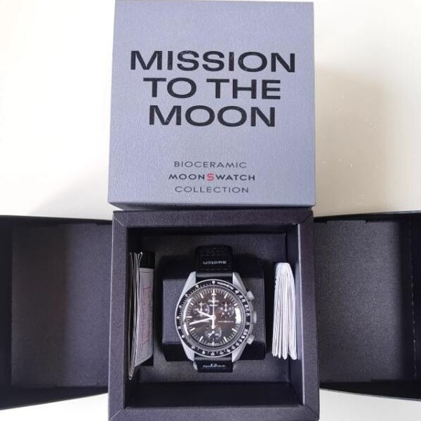 New OMEGA x Swatch MoonSwatch Mission The Moon Watch -With Box ...
