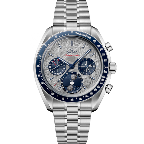 2025 OMEGA Speedmaster Meteorite Navy Moonphase 43mm Watch 304.30.43.52 ...