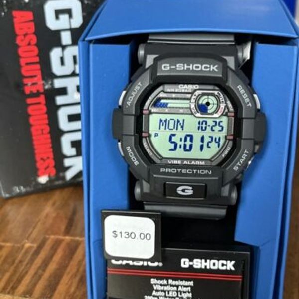 CASIO Men's G-SHOCK Black Digital Chronograph Watch - GD350-1 MSRP ...