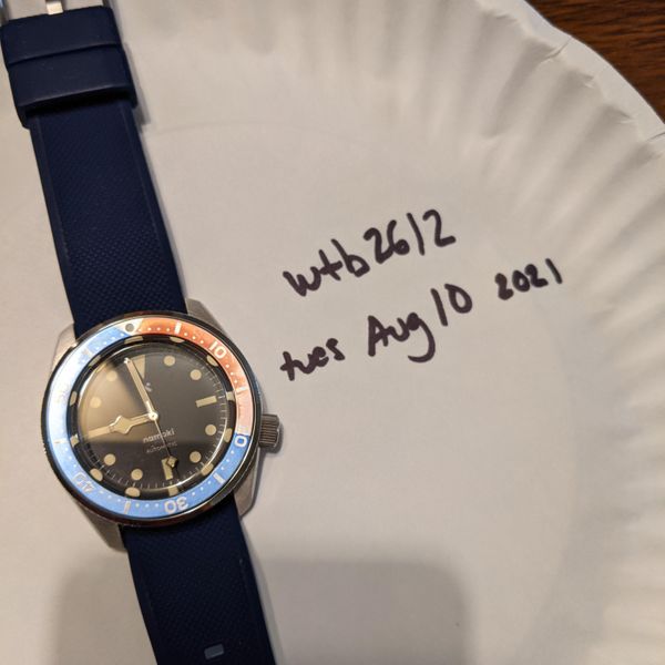 [WTS](custom nh35 build) NH35 based build with Namoki dial | WatchCharts