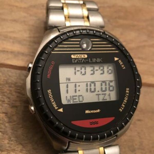 Vintage Rare Timex Data Link 150 Microsoft Watch | WatchCharts