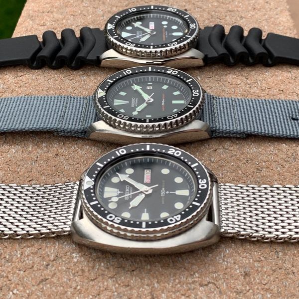 FS: 3 generations of iconic Seiko divers: 6309, 7002, and SKX007 ...
