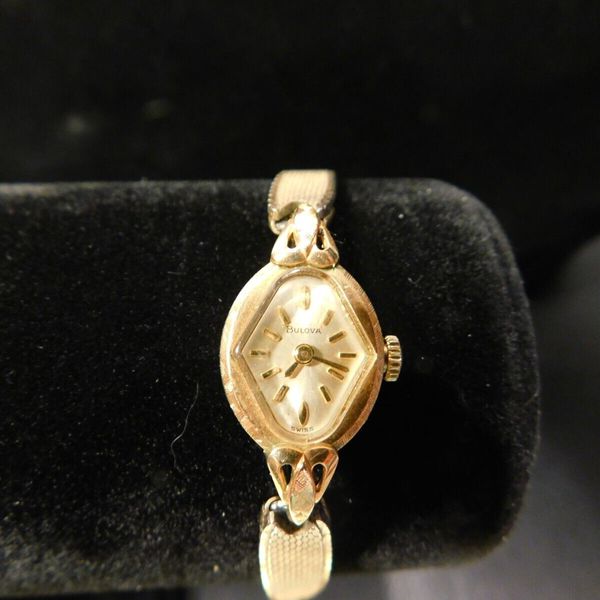 Bulova M6 10k RGP Ladies Watch M80589 Works Good See Photos ...