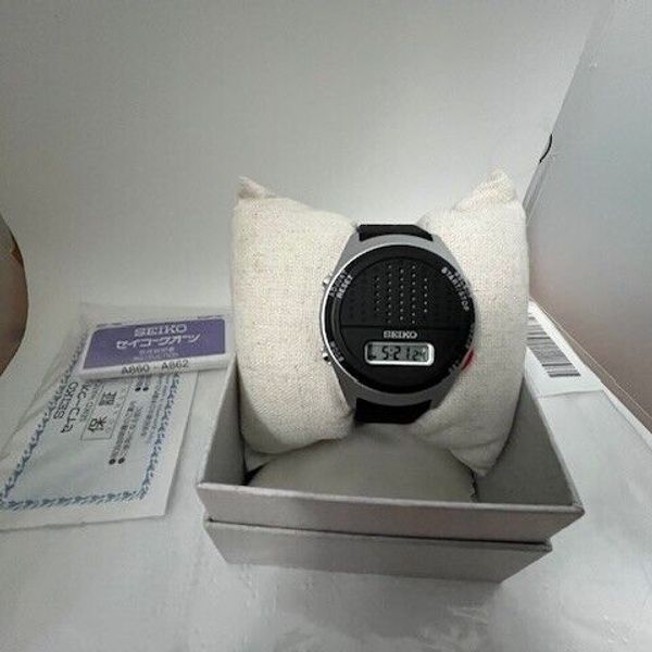 Rare Vintage Seiko Talking/Voice Watch A862-00B0 Men's Wristwatch ...