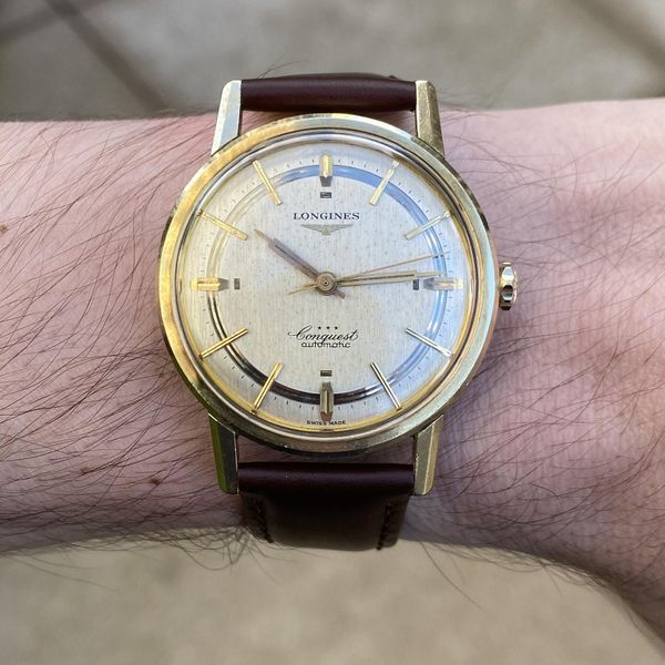 [WTS] [Reduced] Fully serviced 1960 Longines Conquest w/ railtrack dial ...