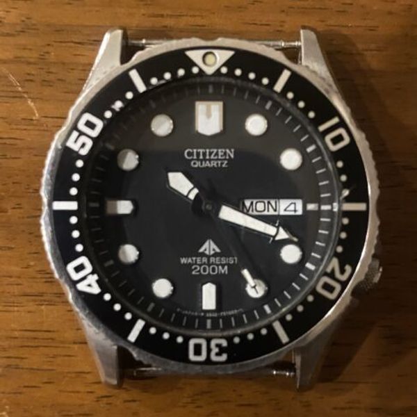 Vintage Citizen Promaster 5502-F50336Y Day Date 200M Quartz Watch ...
