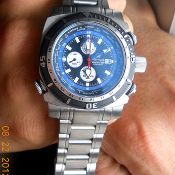 Deep Blue GMT Black/Blue | WatchCharts Marketplace