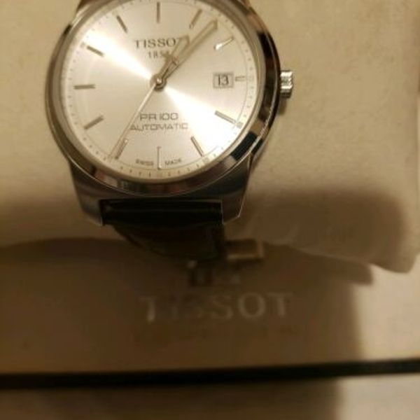 Tissot T049407A PR100 Automatic Wrist Watch 38mm Stainless Steel brown ...