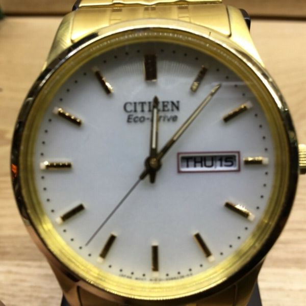 Citizen Eco-Drive E101-S058023 Mens Watch Watch Gold tone | WatchCharts ...