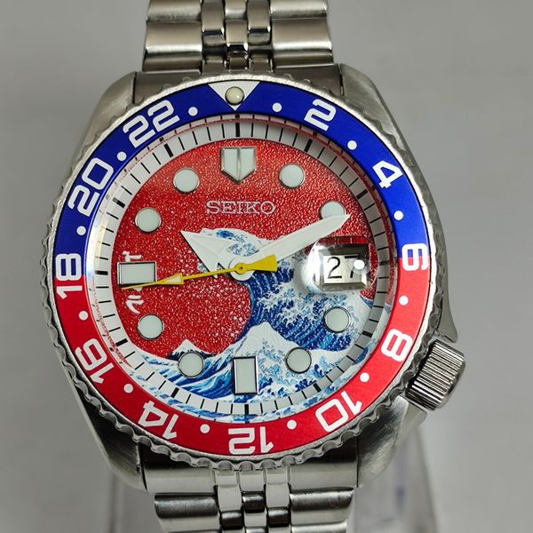 PRE OWNED SEIKO DIVERS 7002-7000 GODZILLA DIAL AUTOMATIC MENS WATCH ...