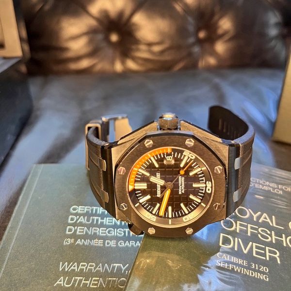 FS: AP BLACK CERAMIC DIVER - 42mm (Hard to find) | WatchCharts Marketplace