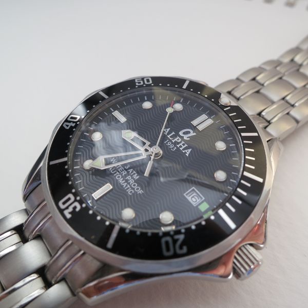 FS: SOLD Alpha Seamaster (Omega homage) SOLD | WatchCharts Marketplace