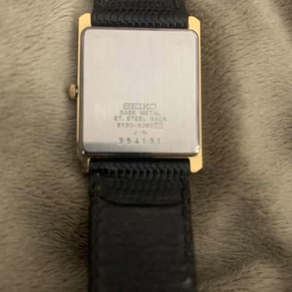 vintage gold seiko watch mens 5Y30-5060 | WatchCharts Marketplace