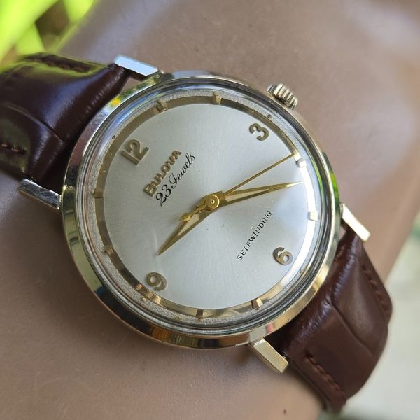Vintage BULOVA men's automatic watch 11AFAC 23Jewels swiss 1965 ...