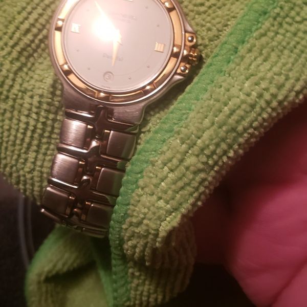 RAYMOND WEIL GENEVE PARSIFAL: (9190 QUARTZ 2 Tone 18kt GOLD/STEEL SWISS ...