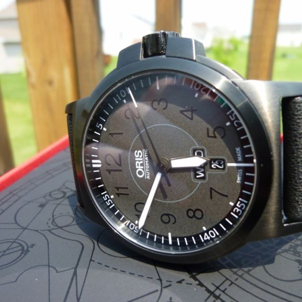 FS: Oris BC3 Advanced - DLC (PVD) Black Coating w/ Black Leather Strap ...