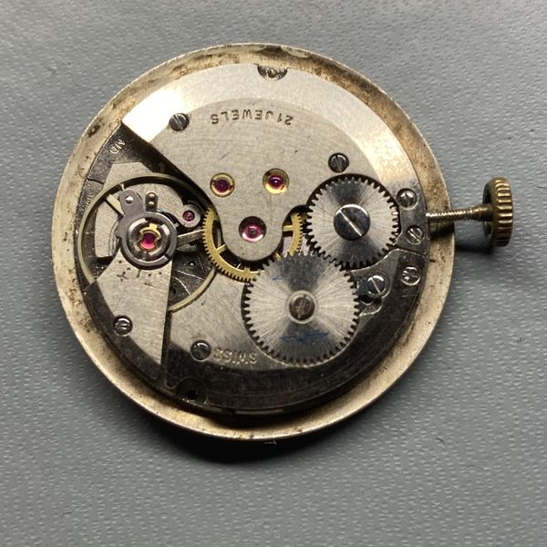 Vintage Rotary AS 1702/03 Watch Movement, Rotary dial. For repair ...
