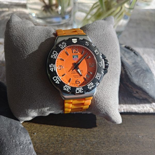 Orange Tag Heuer Formula 1 Quartz Watch Ref#WAC1213 New Battery ...