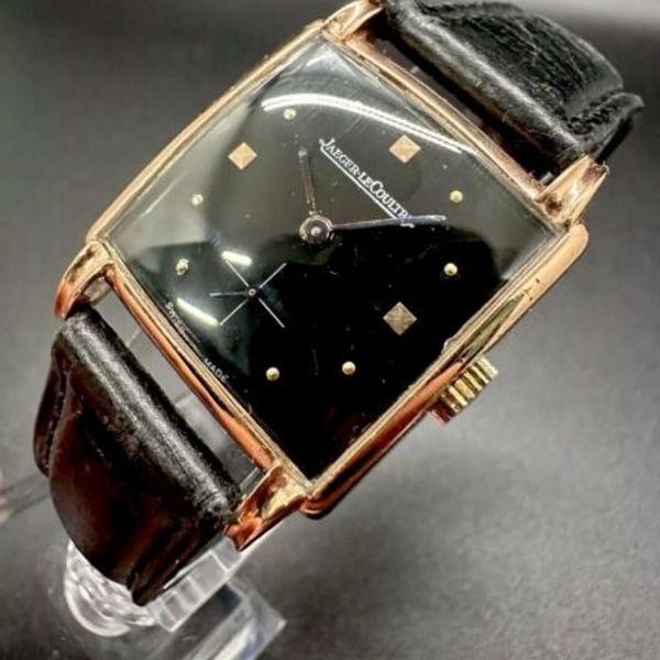 Jaeger Lecoultre Vintage Gold Tank Watch | WatchCharts Marketplace