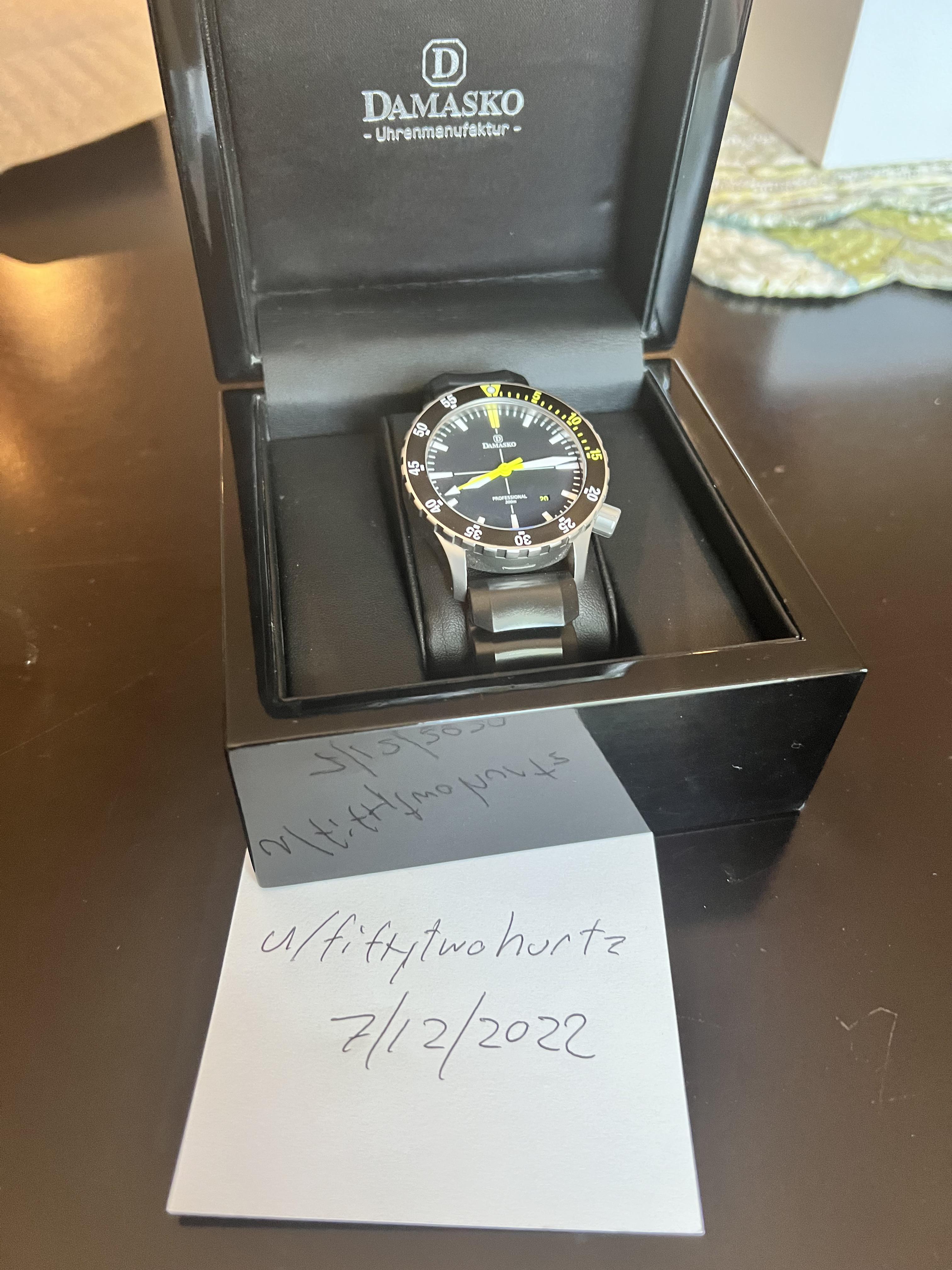[WTS] Damasko DSub1 | WatchCharts