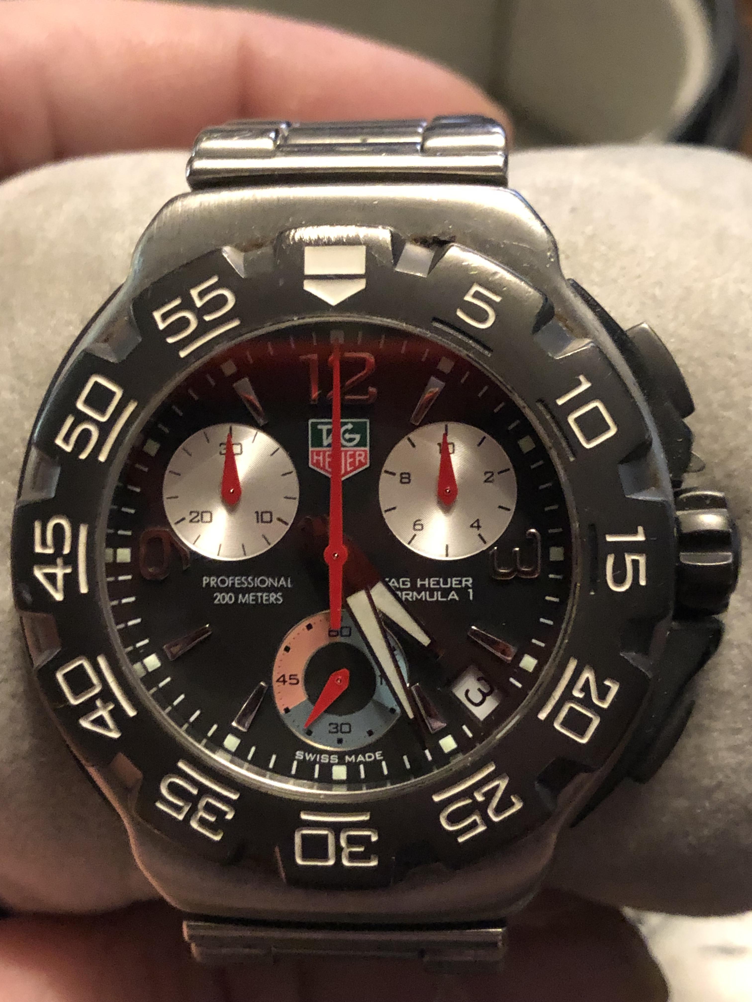 FS: Tag Heuer Formula 1 Series 3 Chronograph | WatchCharts Marketplace
