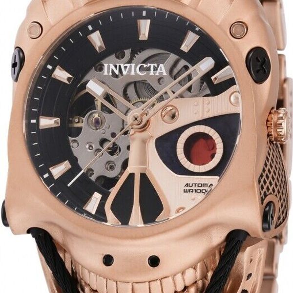 Invicta Artist Men's Multicolor Dial Skull Face Case 48mm Automatic ...