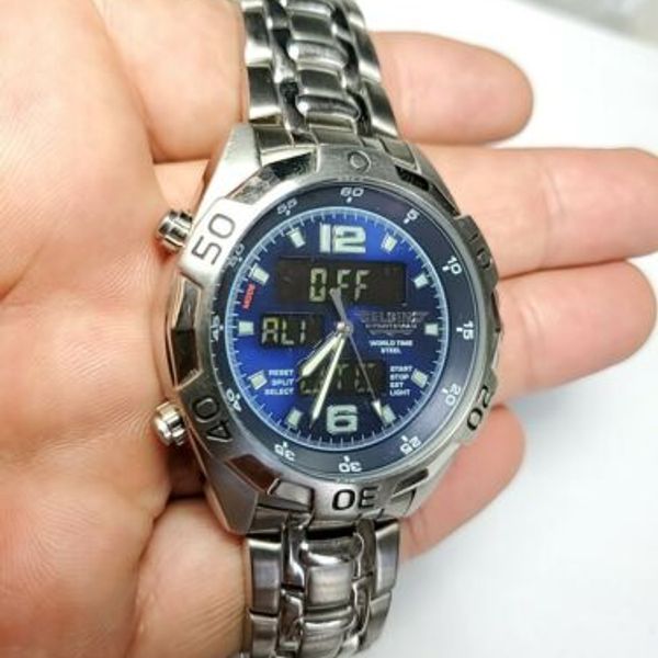 Quality Elgin Sportsman fG008-007 Mens Watch, New Battery. Size 8 ...