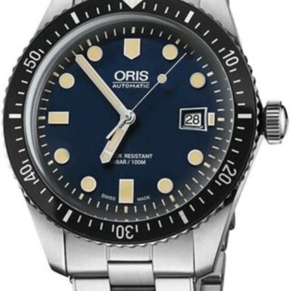 Oris Divers Sixty-Five Blue Dial Men’s Stainless Steel Auto Watch 42mm ...