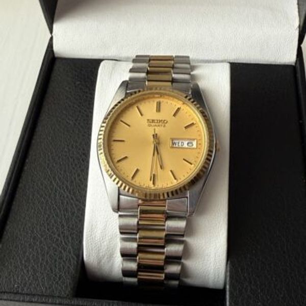Vintage Seiko 7n43-8111 Two Tone Day Date | WatchCharts Marketplace