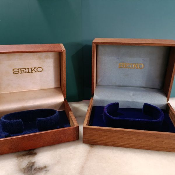 Seiko vintage wooden box | WatchCharts Marketplace
