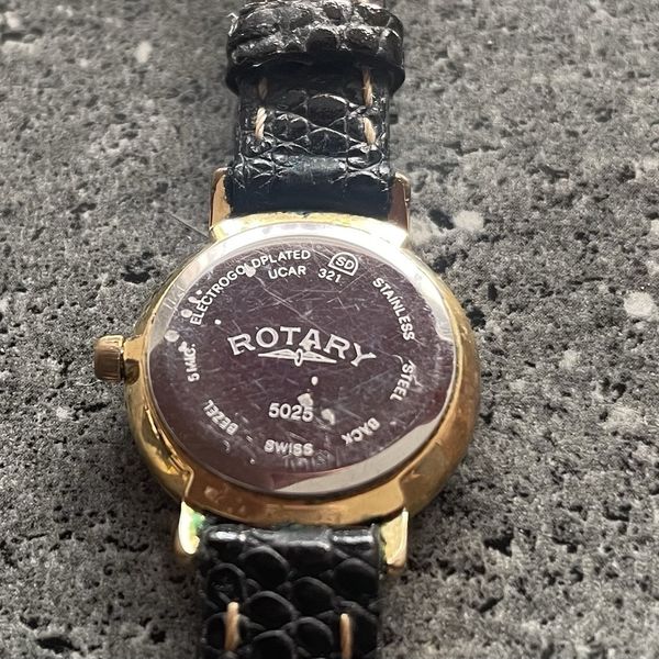 Rotary Electro Gold Plated CAR 321 5025 Swiss Made Watch â Untested ...