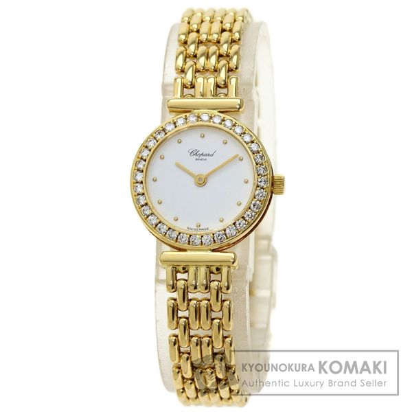 Chopard 10/5895 Chopard Classic Bezel Diamond Watch K18 Yellow Gold ...