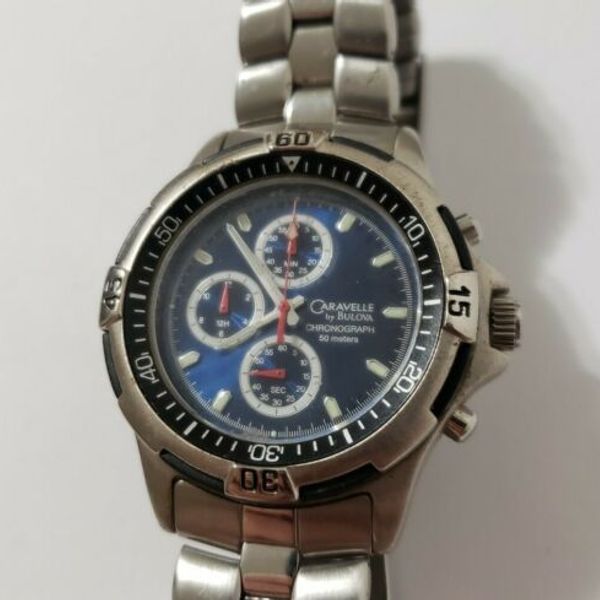 Caravelle By Bulova Mens Chronograph Dive Watch | WatchCharts Marketplace