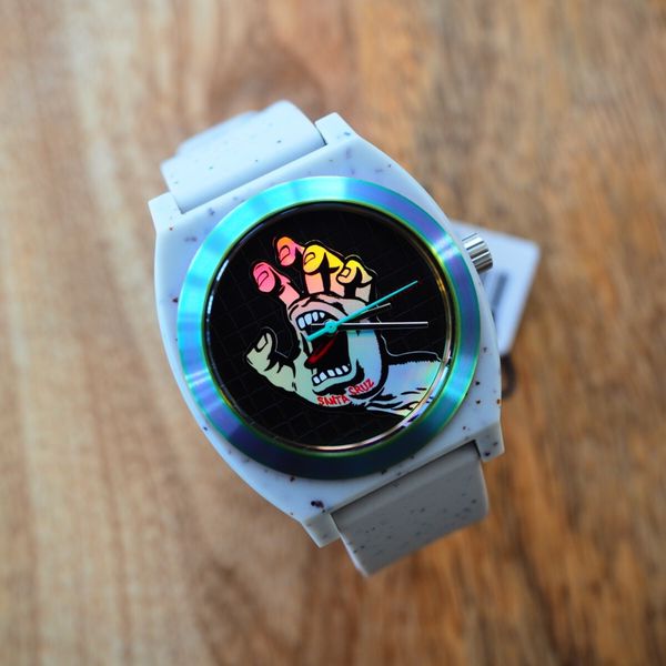 Nixon Time Teller Santa Cruz Watch Concrete / Screaming Hand A1367-5149 ...