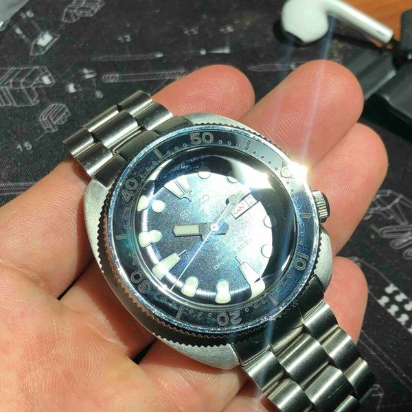 Seiko Turtle Prospex Custom Arabic Automatic Watch SRP777 Strapcode ...
