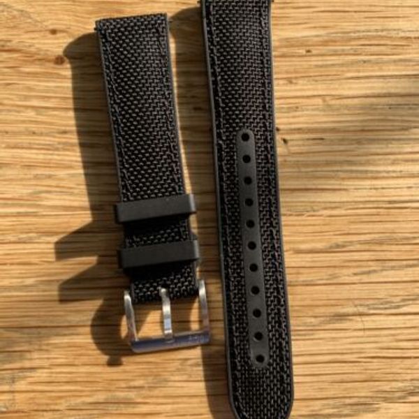 Christopher Ward 20mm black Hybrid Rubber strap | WatchCharts