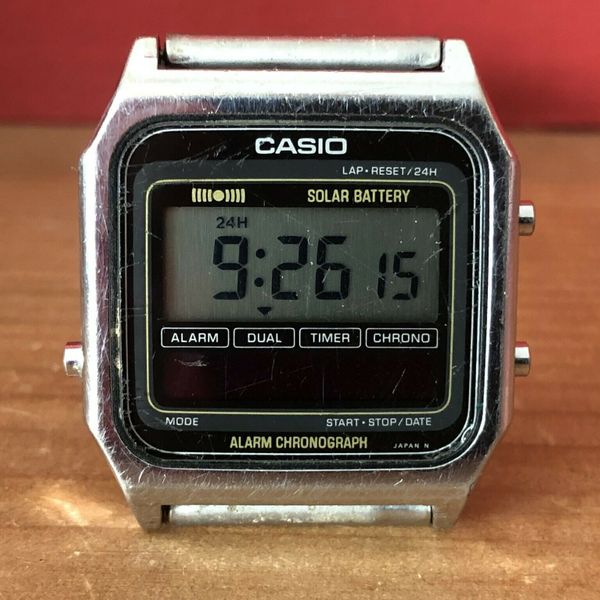 Vintage Casio SA-60 Solar Battery Watch | WatchCharts Marketplace